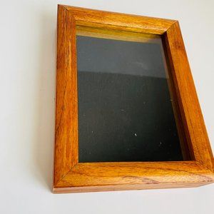 Vintage | Accents | Vintage Wood Frame Shadow Box Crafting Art Keepsake ...